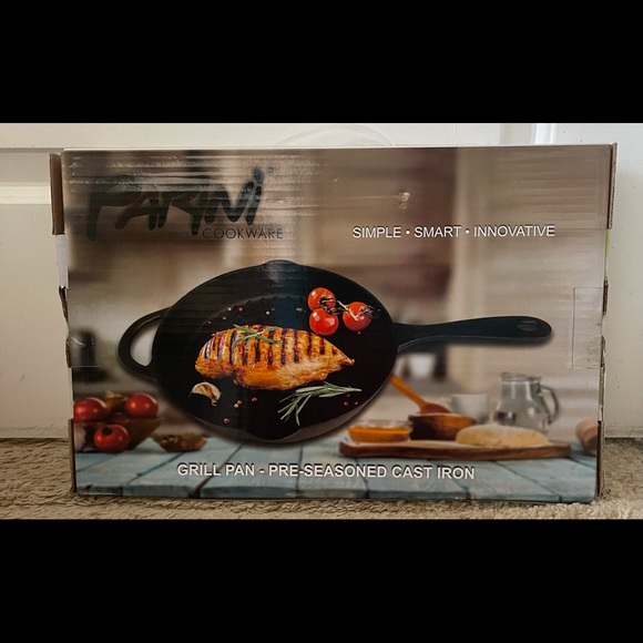 Parini | Kitchen | Grillpan Preseasoned Cast Iron | Poshmark